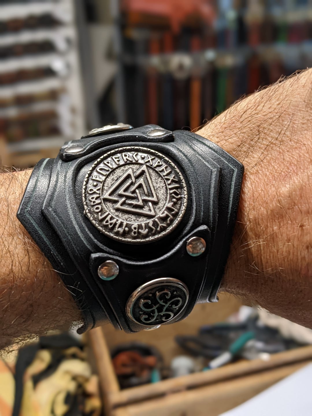 Biker Viking Strength Bracelet Ragnar Model - Etsy
