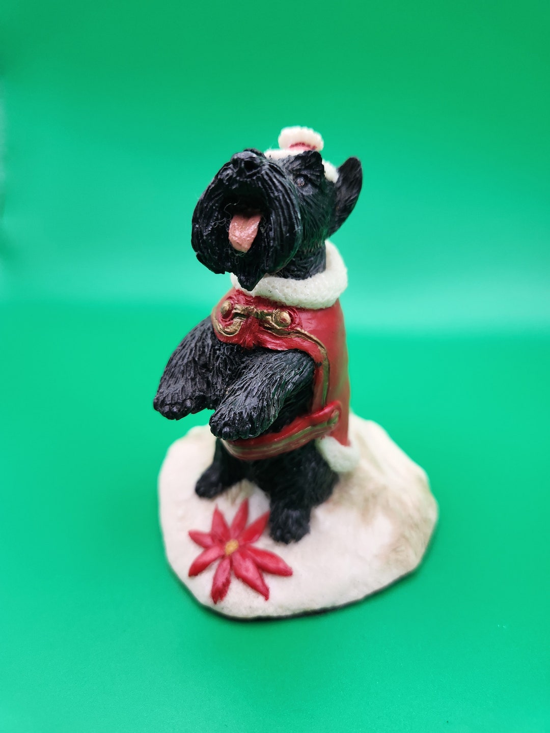 Charmstone Scotty Christmas Figurine - Etsy