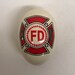 Ceramic Easter Egg Fire Department Design Kiln Fired Glazed Chicken ...