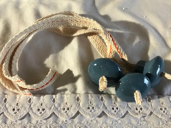 3 Ceramic Wick Holders 7/8 Steel Blue Speckled Oil Lamp - Etsy Israel