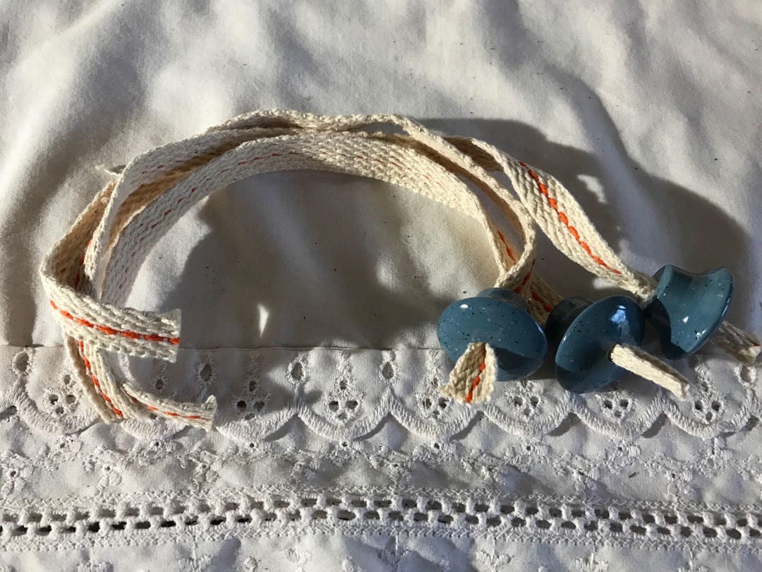 3 Ceramic Wick Holders 3/4" Steel Blue River Rock Oil Lamp Bottle Fits ...