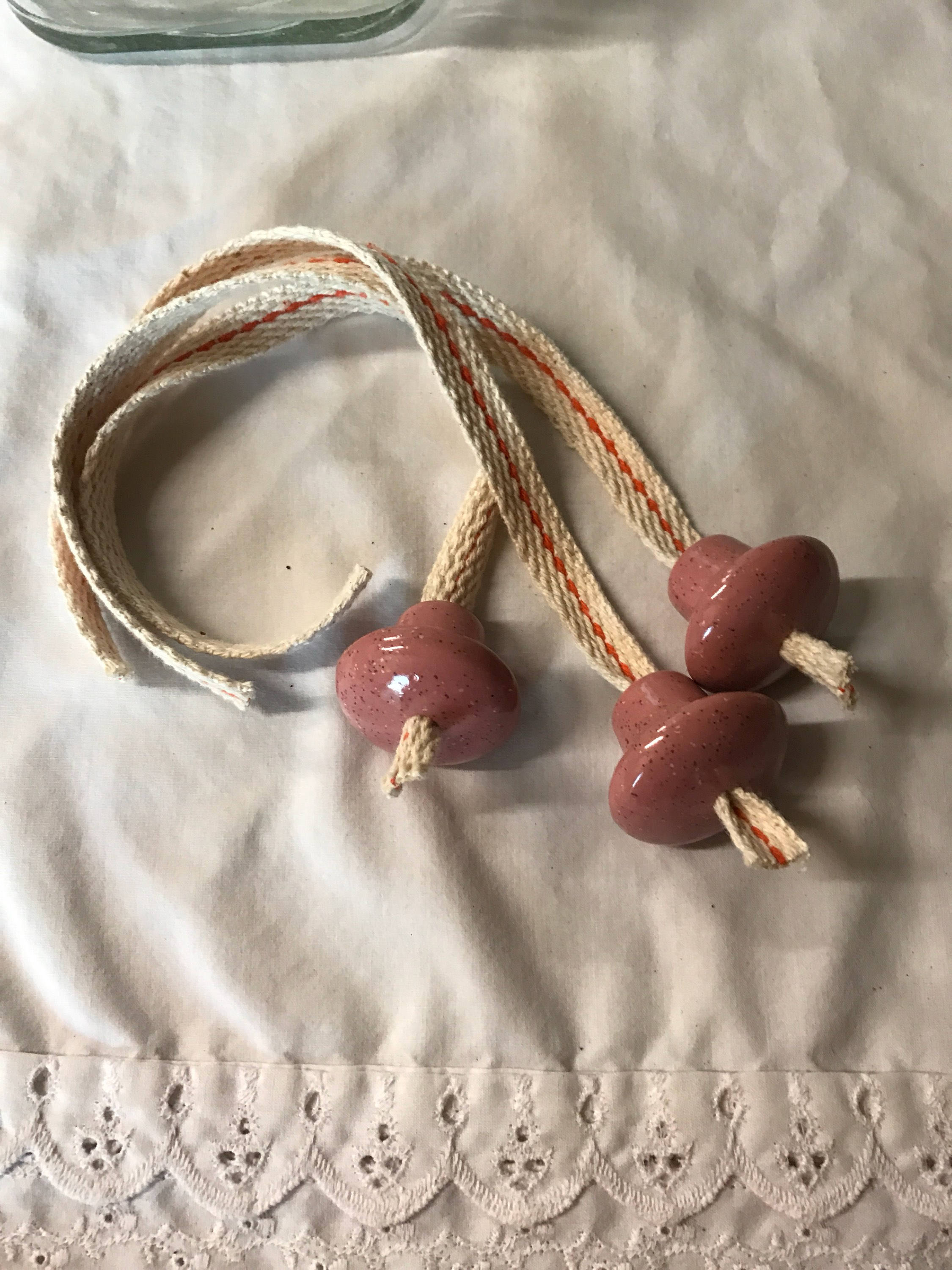 3 Ceramic Wick Holders 7/8 Mauve Speckled Oil Lamp Large - Etsy Singapore