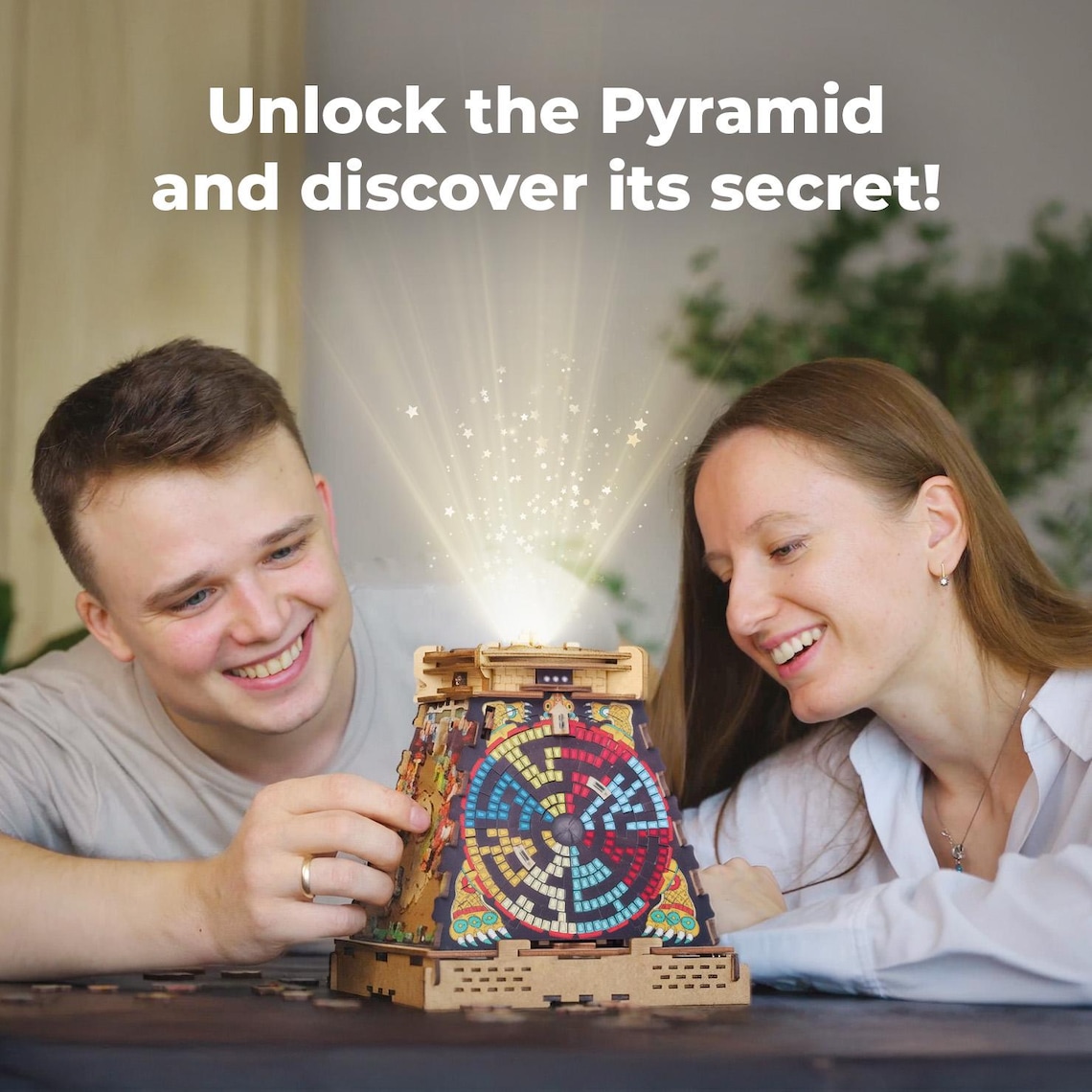 Cluepuzzle - Pyramid of the Sun. Jigsaw Puzzle Box. Teaser Wooden 3d ...