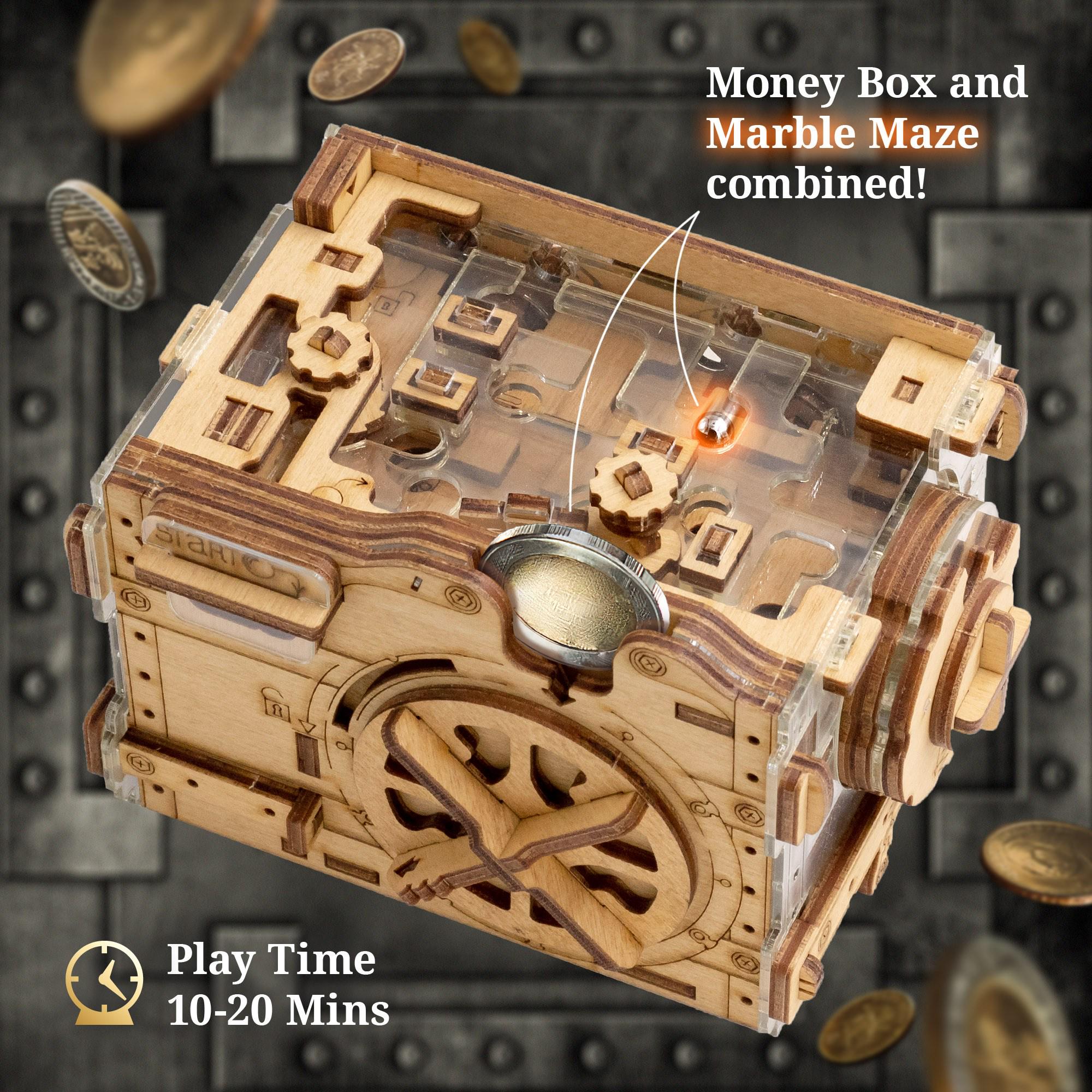 A-maze-ing Safe - Escape Room in a Box. Portable Moneybox. Teaser ...