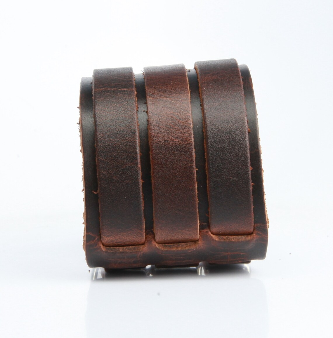 Rebel Rocker Style Extra Wide Punk Leather Cuff Bikers - Etsy