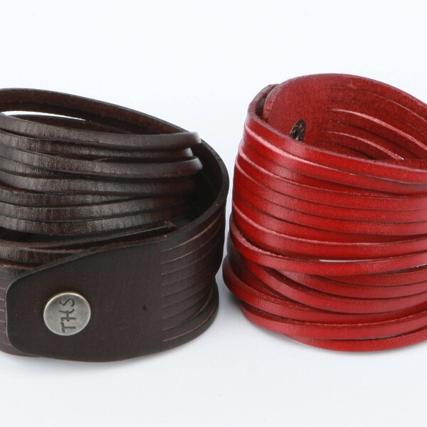 Men Leather Bracelet - Etsy