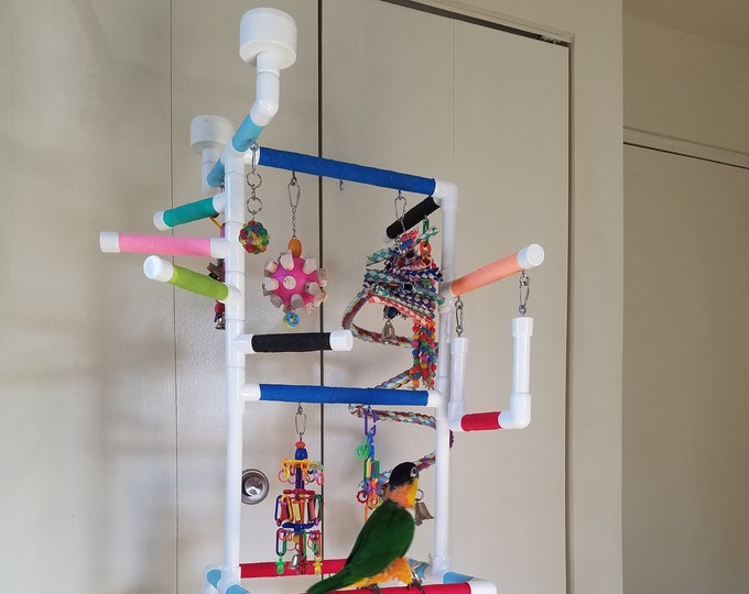 Deluxe Large 3/4" PVC Parrot Perch \ Stand \ Play Gym #24 - Etsy