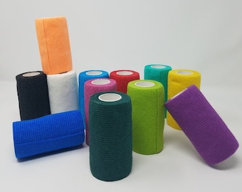 VET WRAP 6 Pack, 12 Color Options, 4 and 3 - Etsy
