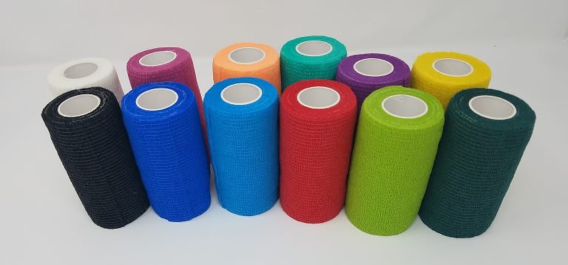 VET WRAP - 12 Pack, 12 Color Options, 4" and 3" - Etsy