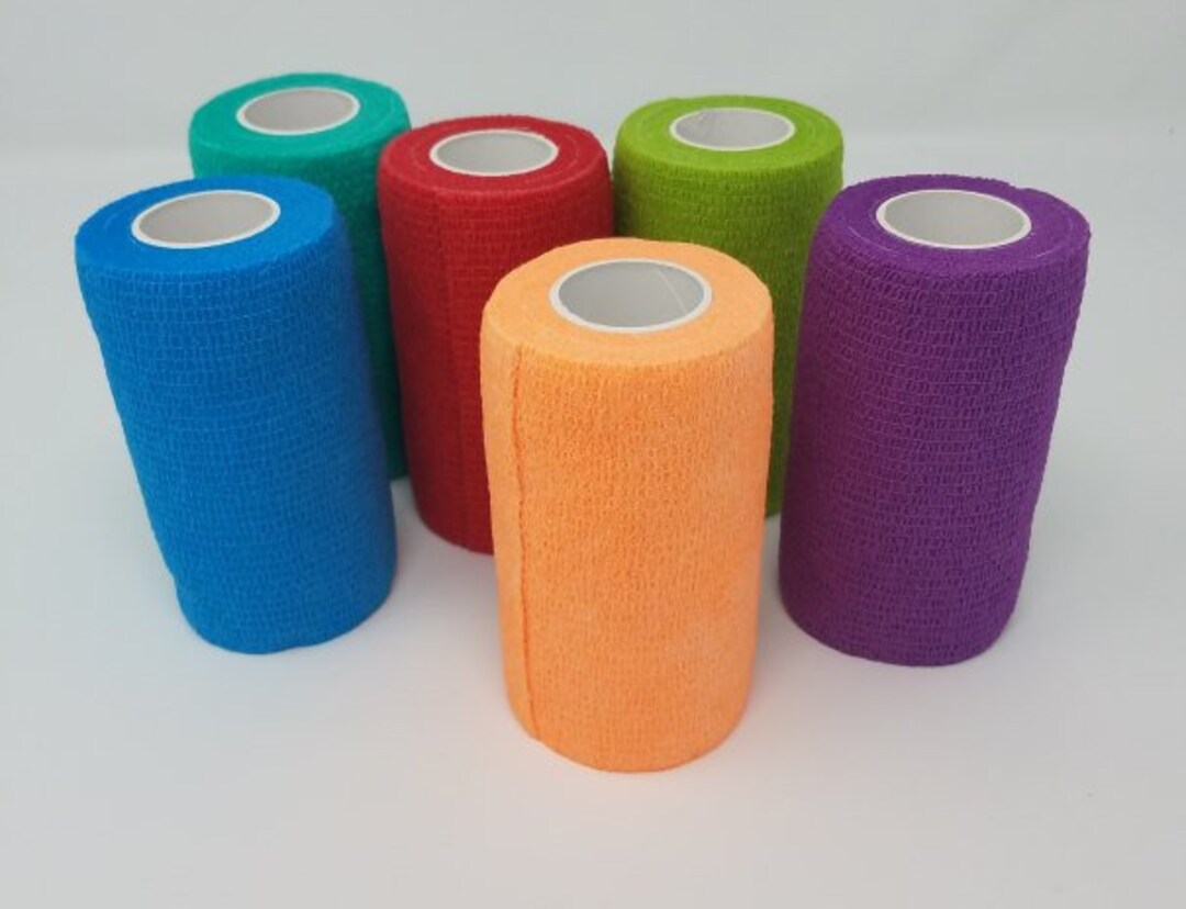 VET WRAP - 6 Pack, 12 Color Options, 4" and 3" - Etsy