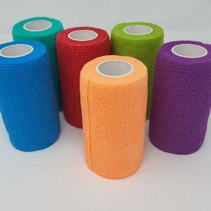 VET WRAP - 6 Pack, 12 Color Options, 4" and 3" - Etsy