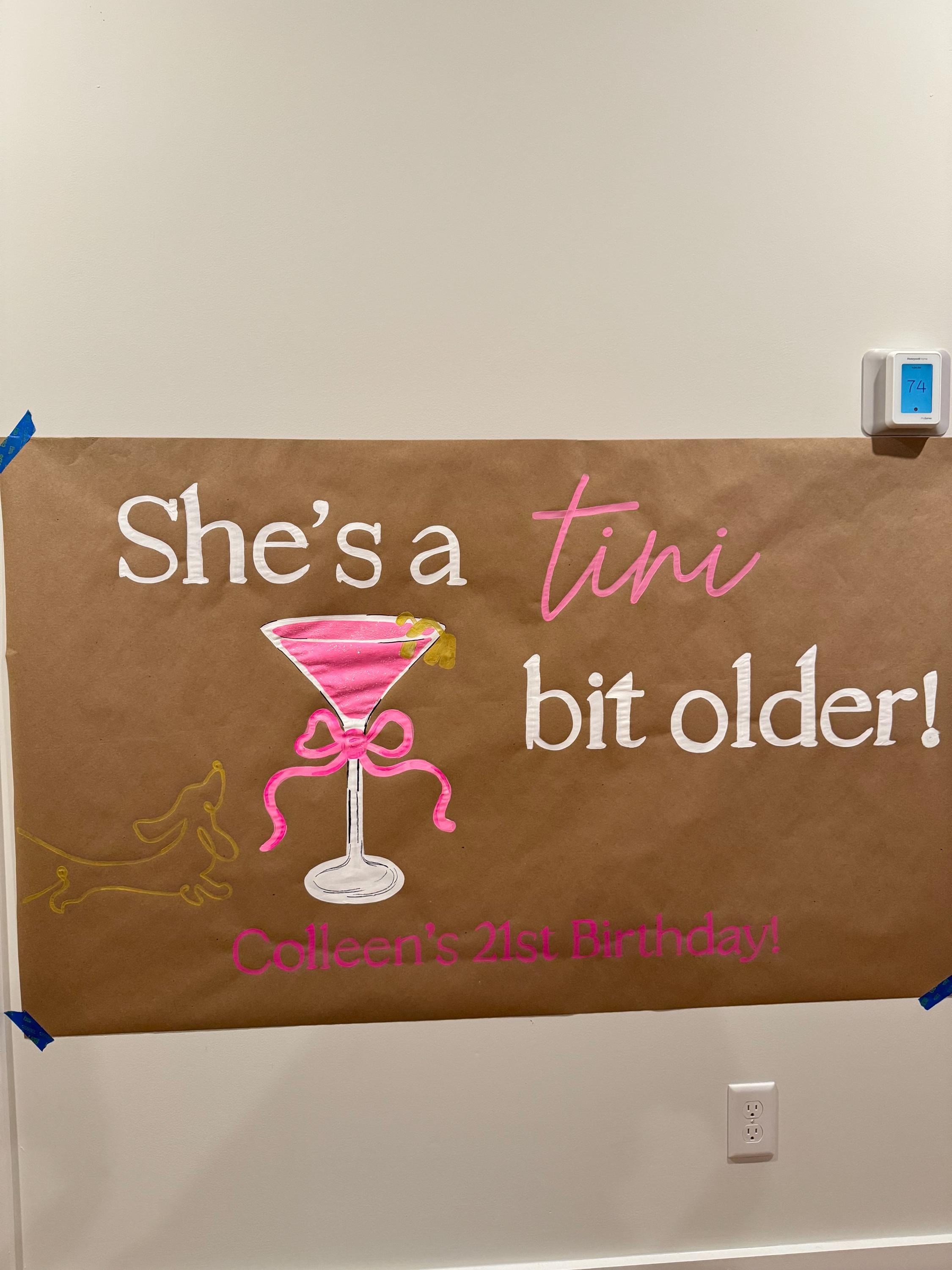 Birthday Banner! Brown Paper Banner With Any Design! - Etsy