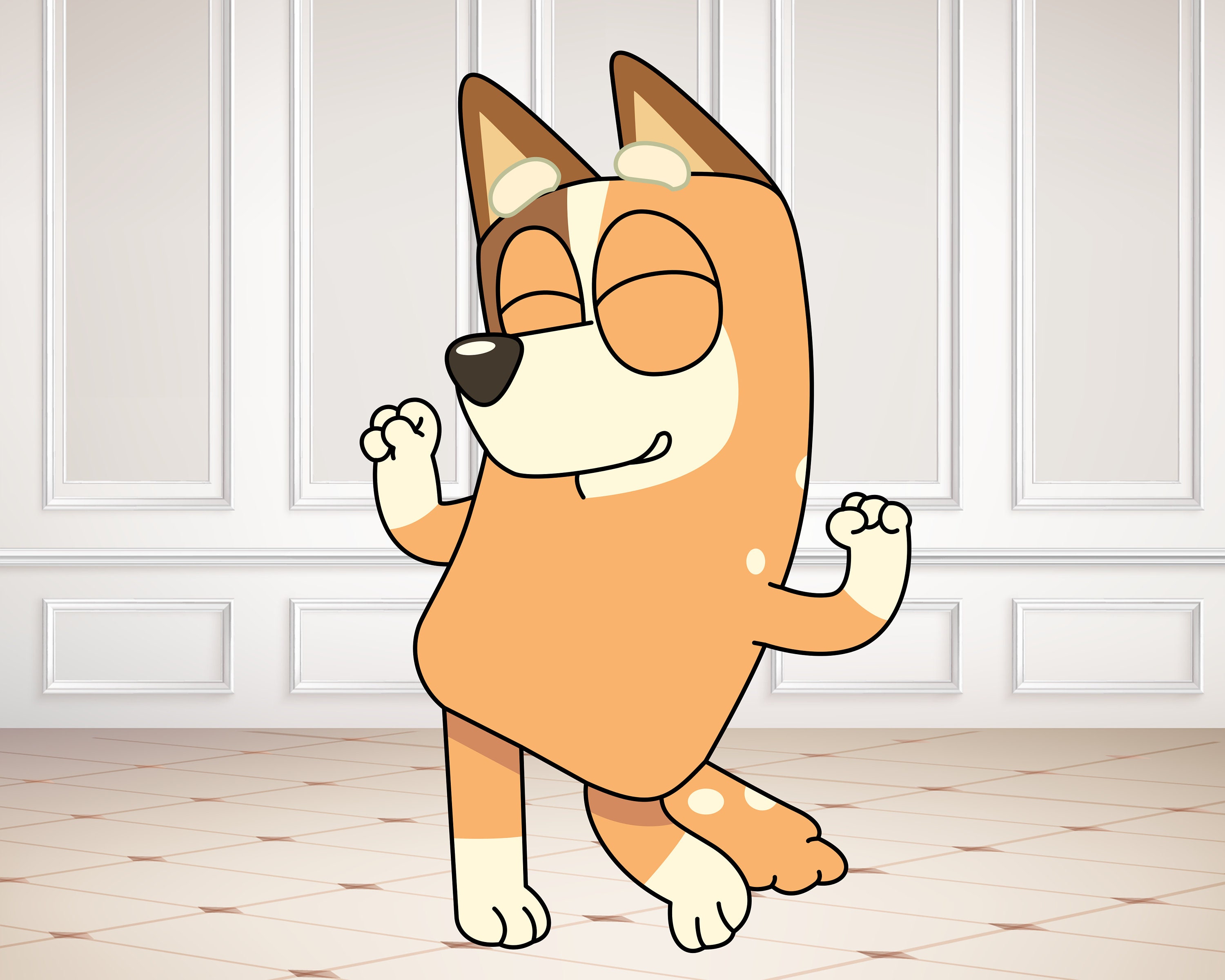 Bandit and Chilli / Bluey and Bingo / Life Size Printable / | Etsy