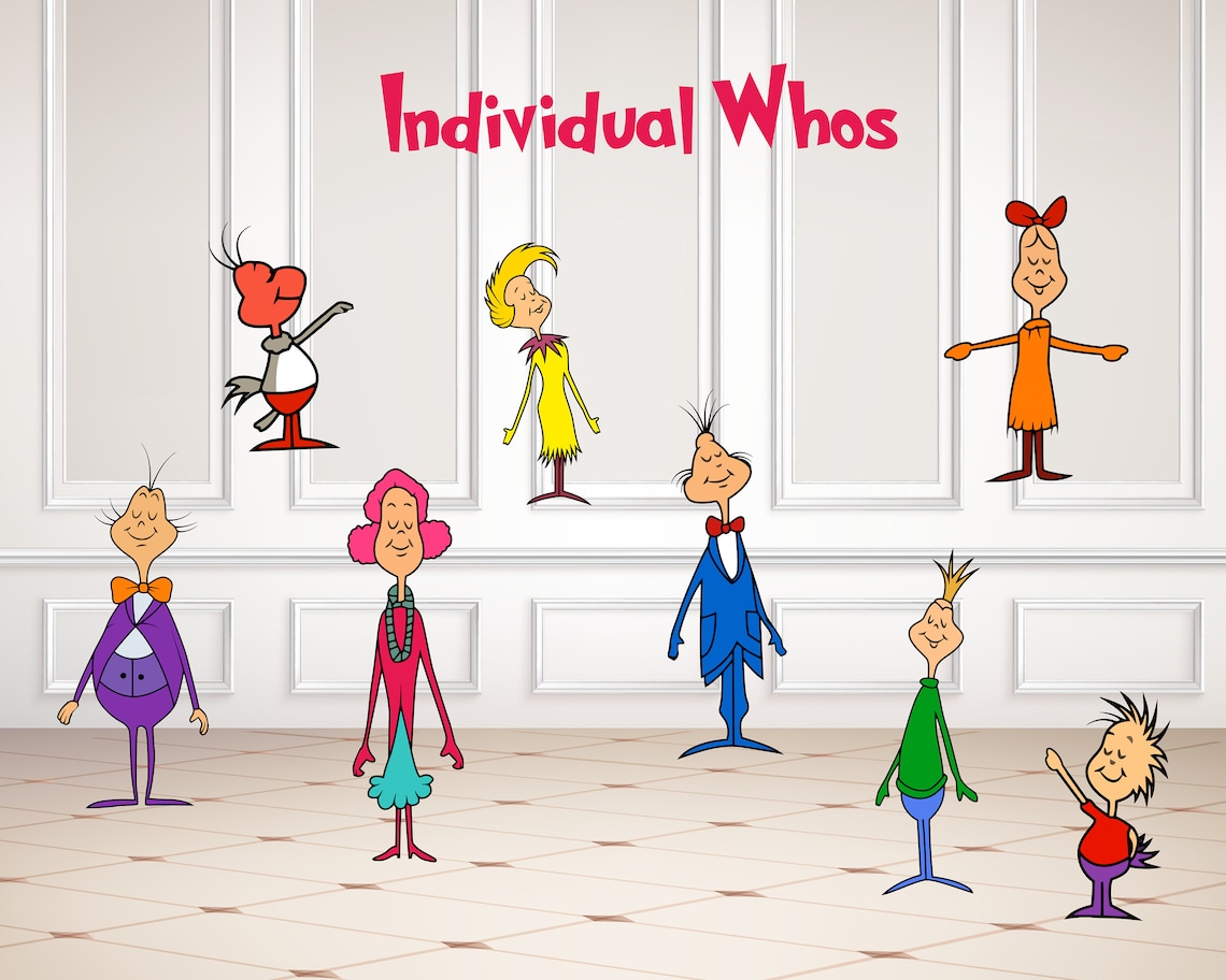 Whoville Decorations / 48 Inch Life Size Printable Cutouts / - Etsy Canada
