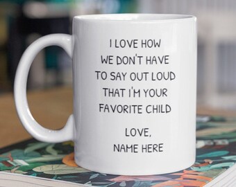 Being Your Favorite Child Unique Coffee or Tea Mug Beautiful - Etsy