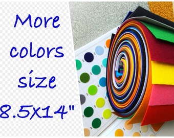 Stiffened Hard Felt 1.2 Mm Thickness Craft Felt Various Colors | Etsy