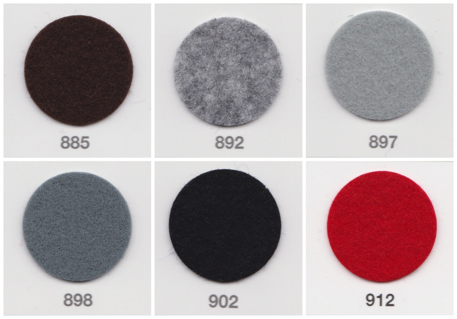 Hard Felt Stiffened Set of 17 Pc 1.2 Mm Thickness Various - Etsy