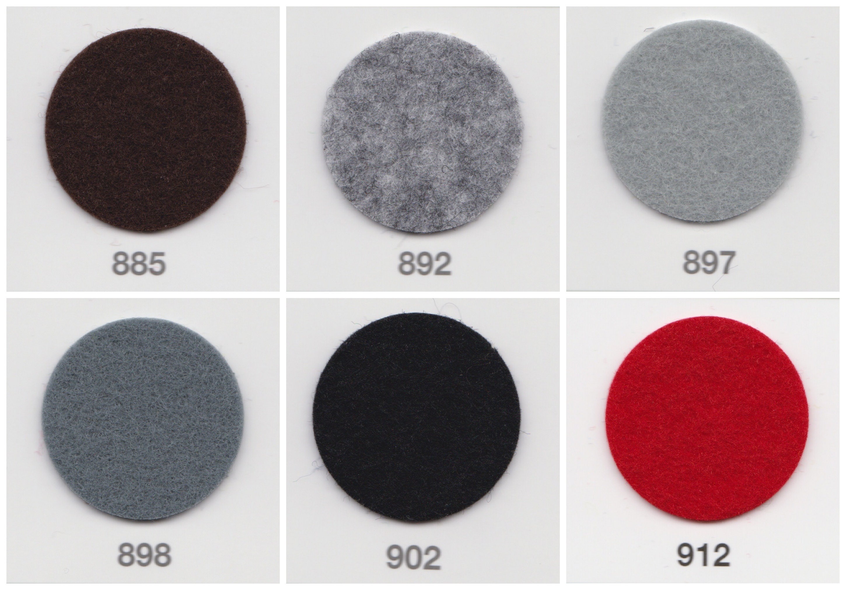Hard Felt Stiffened Set of 17 Pc 1.2 Mm Thickness Various - Etsy