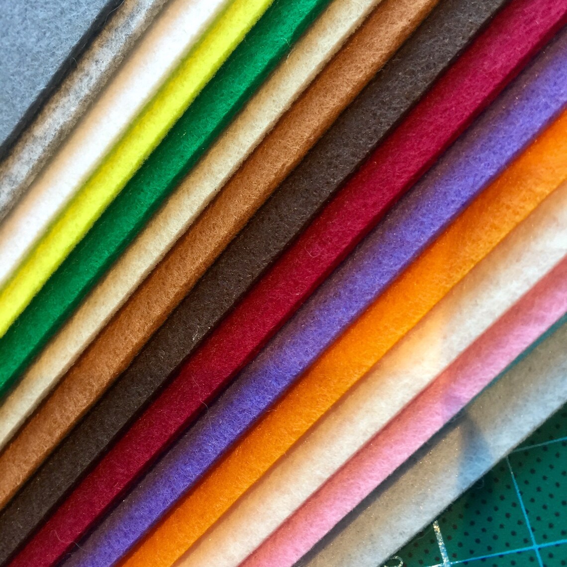 Stiffened Felt 15 Pc Set: Korean Polyester Craft Sewing Supply - Etsy UK
