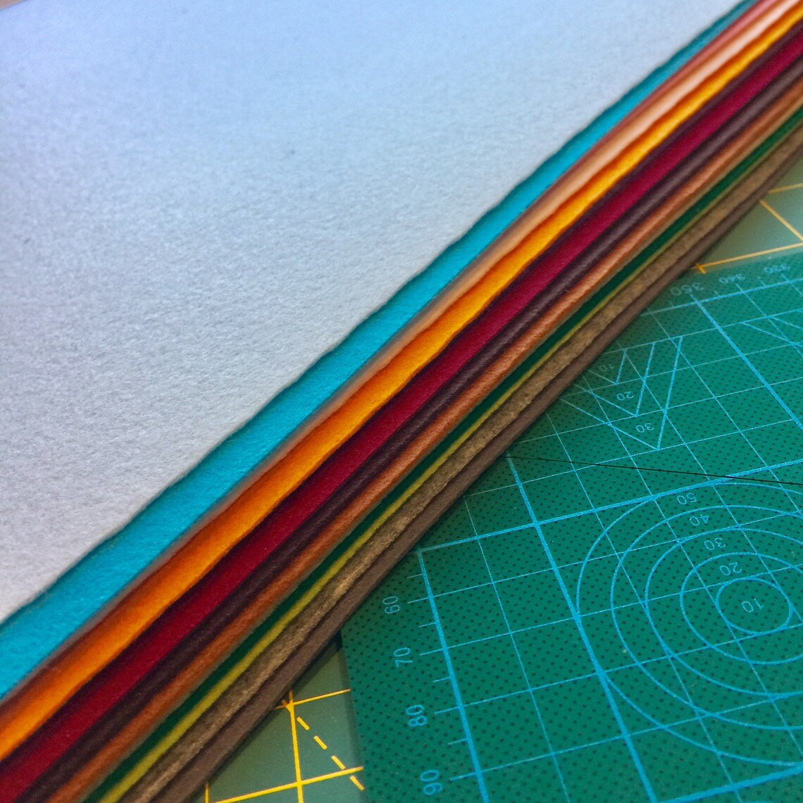 Felt Stiffened Hard 15 pc Set Felt 1.2 mm Thickness Various | Etsy