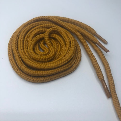 Round Shoelaces 3/16 Wide Solid Colors Several Lengths | Etsy