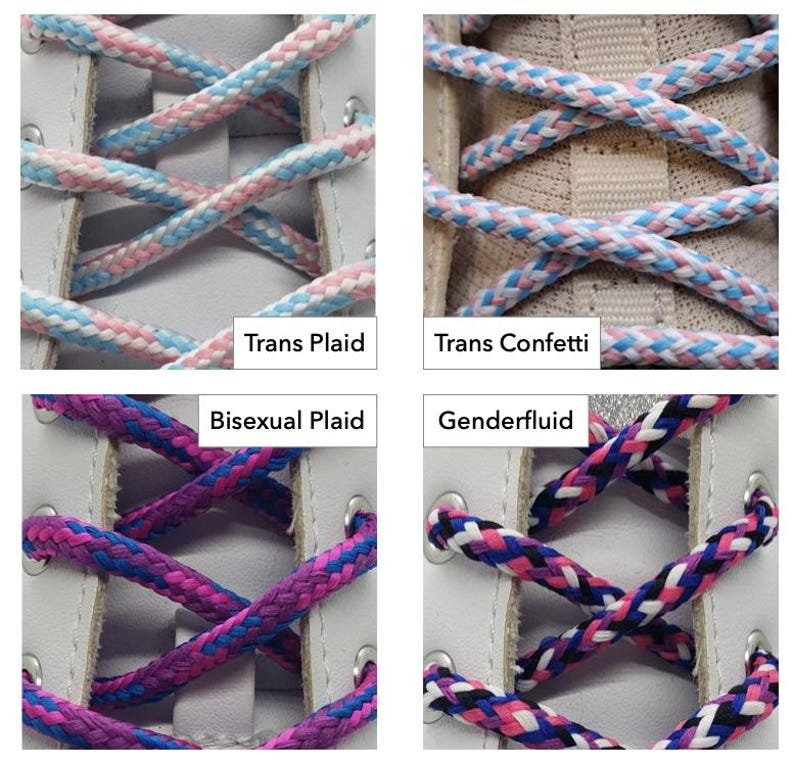 Round Pride Shoelaces - Etsy