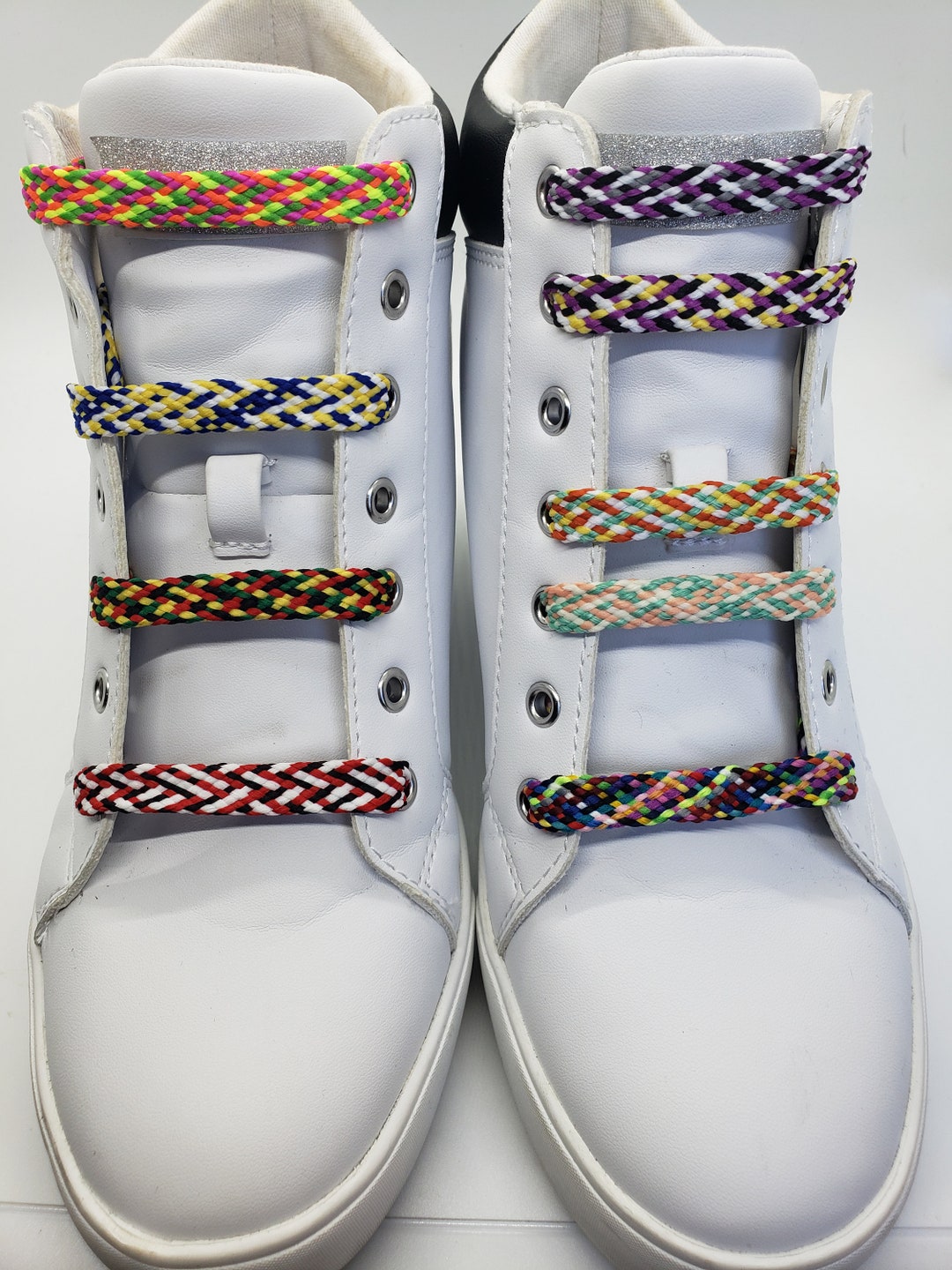 Flat Confetti Shoelaces - Etsy