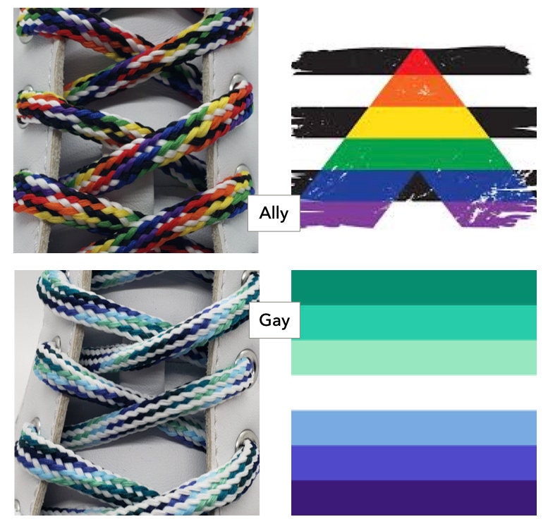 Pride Flag Shoelaces - Etsy