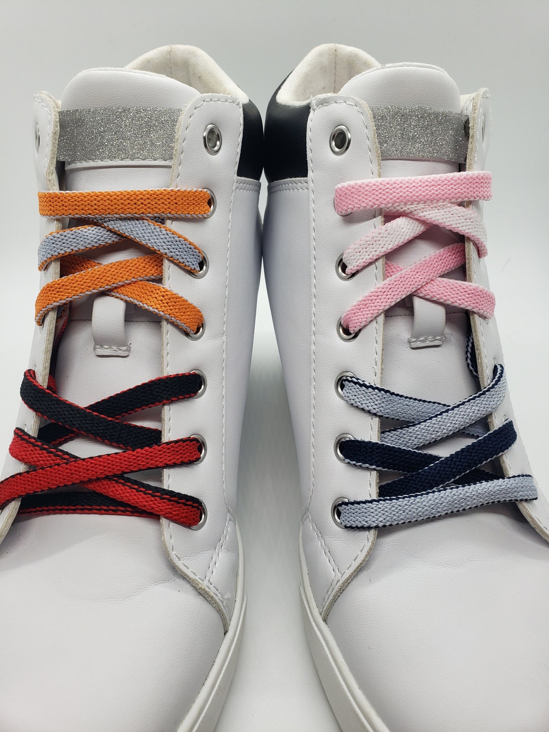 Flat Two-sided Shoelaces - Etsy