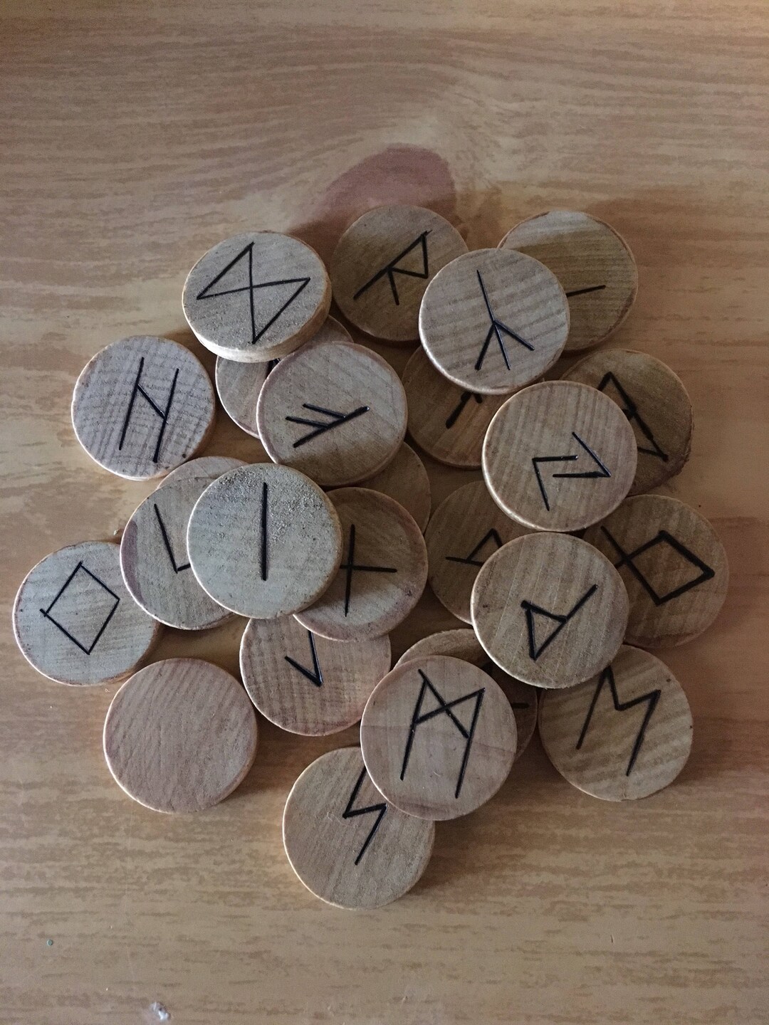 Golden Oak Runes - Etsy