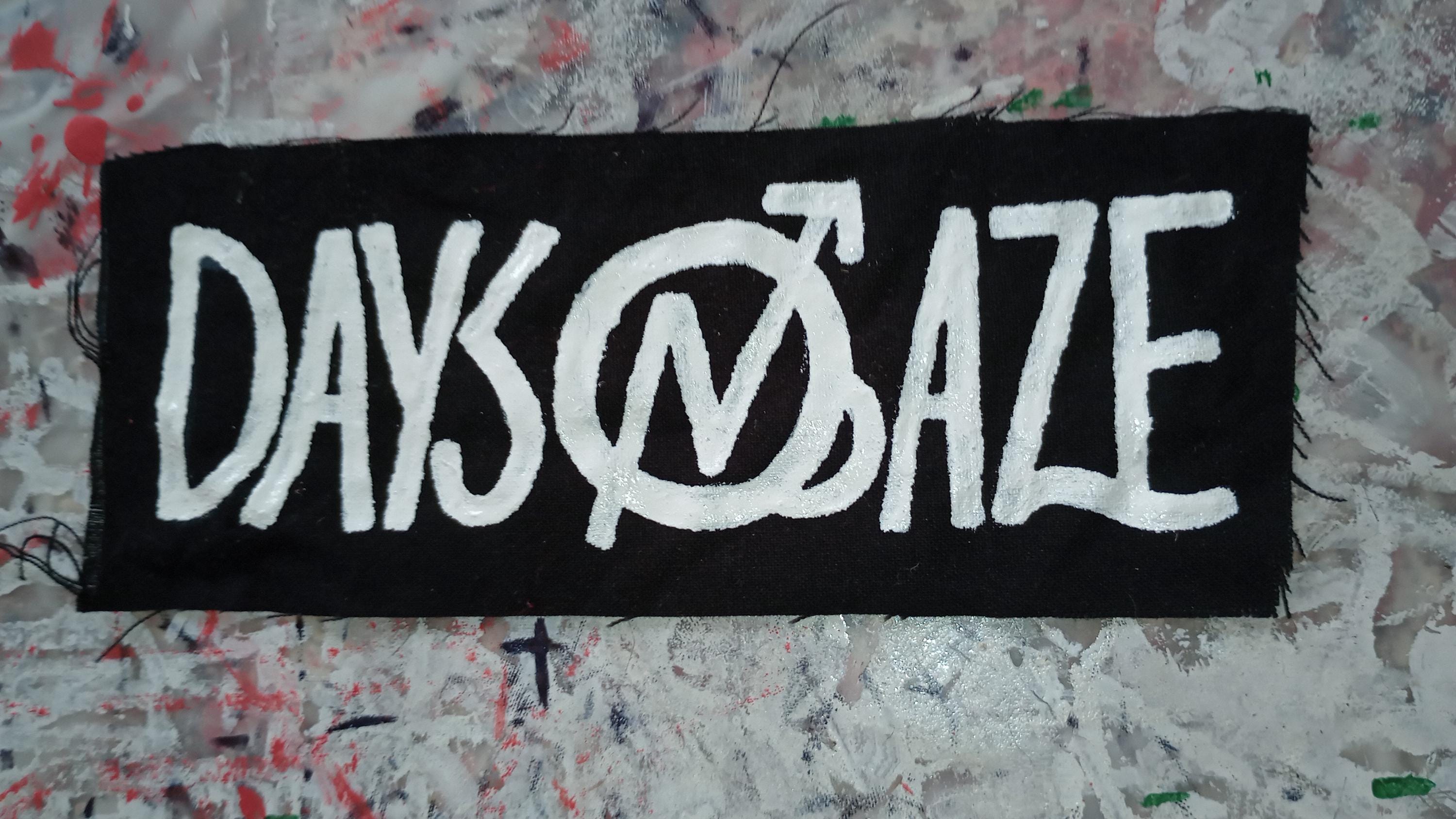 Days N Daze, Days N' Daze Patch, Folk Punk Patch, Punk Patches Crust Punk Folk Punk Handpainted ...