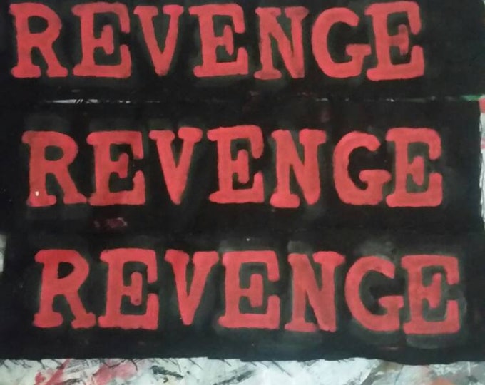 Revenge Patch Mcr Patch Revenge Era Patch Punk Patches - Etsy