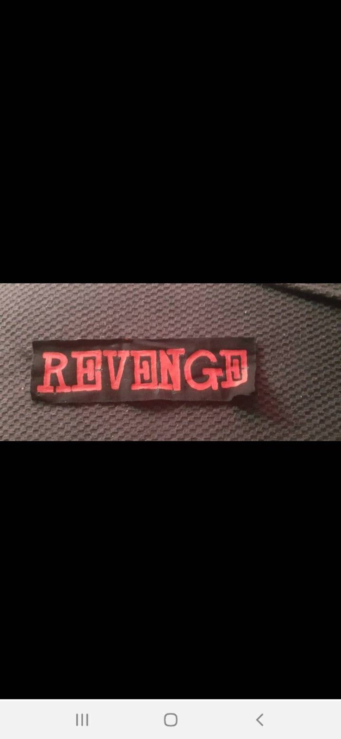 Revenge Patch, Mcr Patch, Revenge Era Patch, Punk Patches Handpainted ...