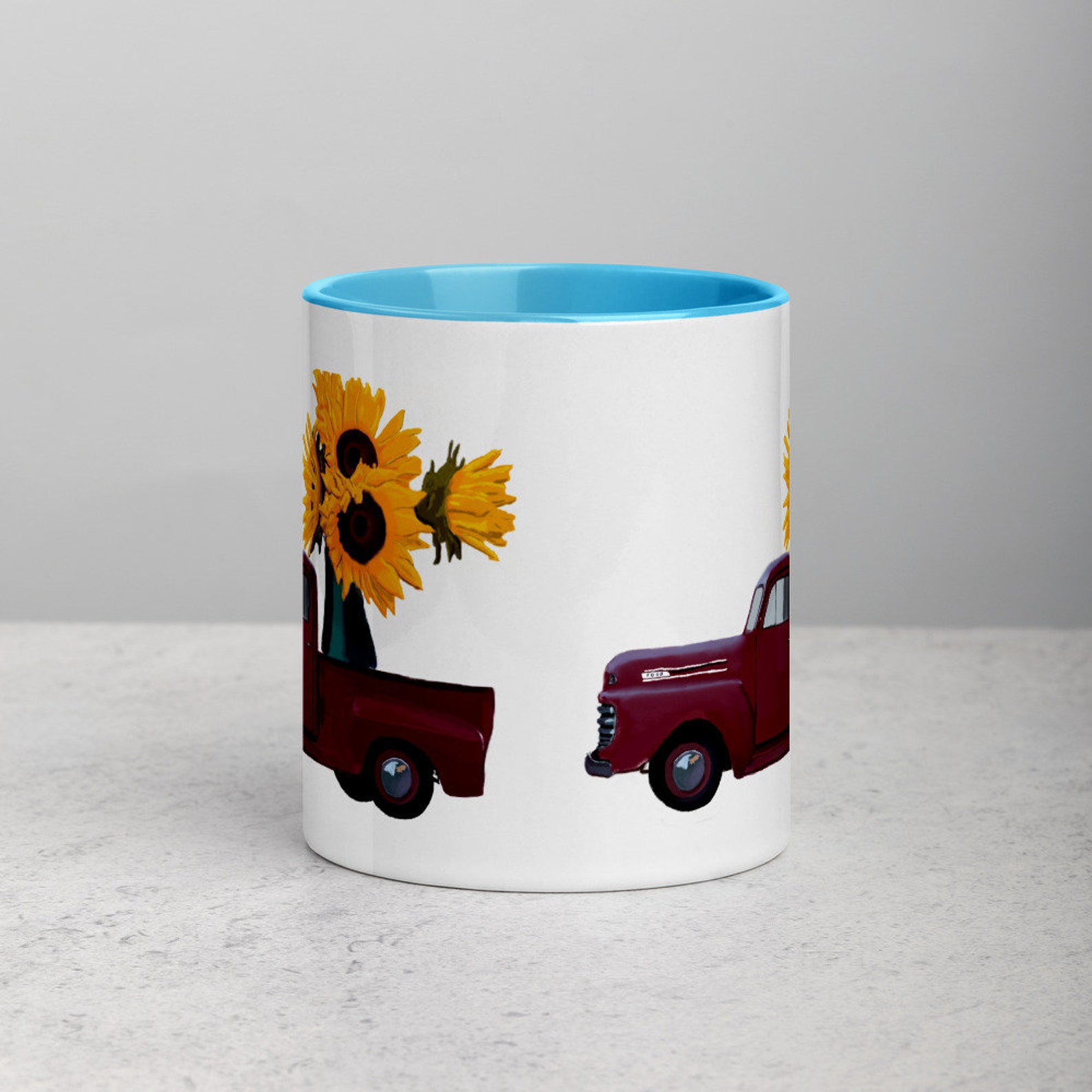 Truck With Flower Vase - Etsy Sweden