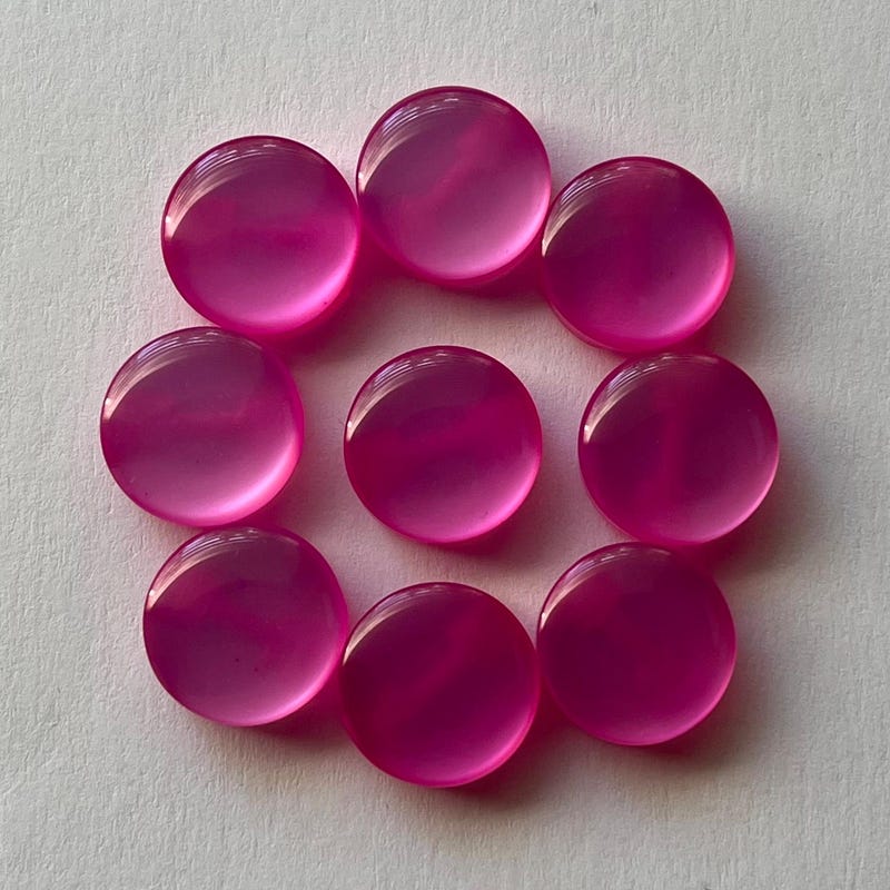 Dark Pink Buttons - Etsy