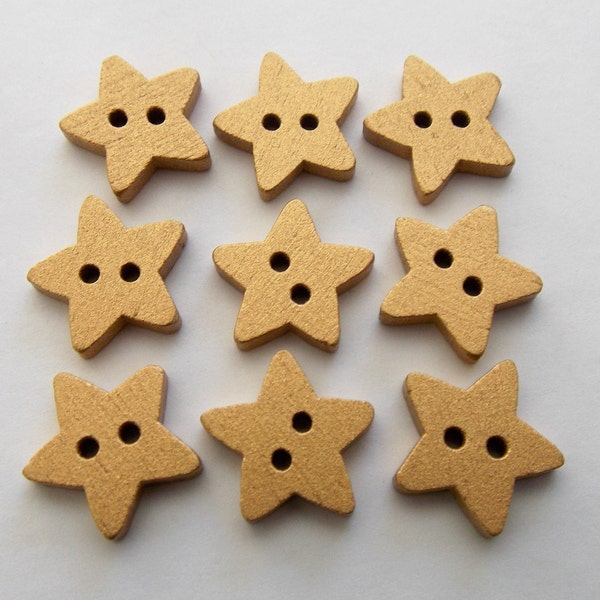 Star Buttons - Etsy