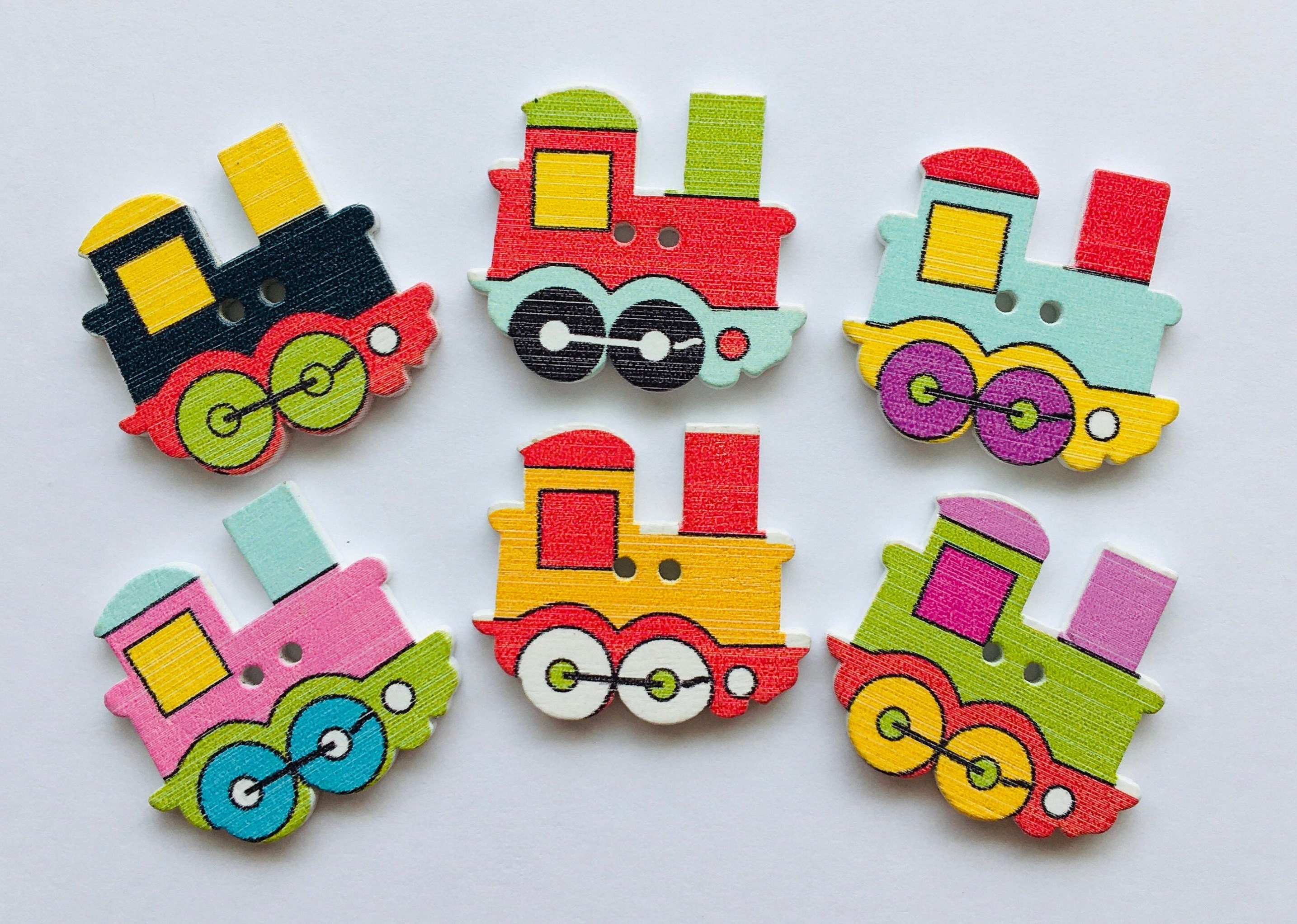 Train Buttons Engine Buttons Locomotive Buttons Sewing - Etsy