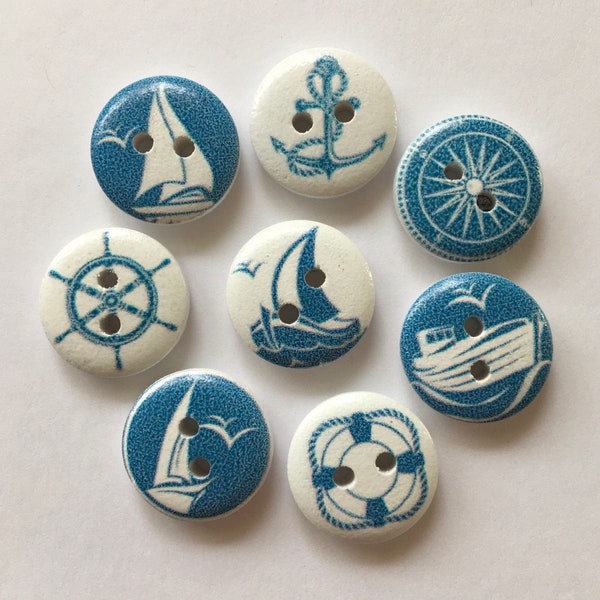 Nautical Buttons - Etsy
