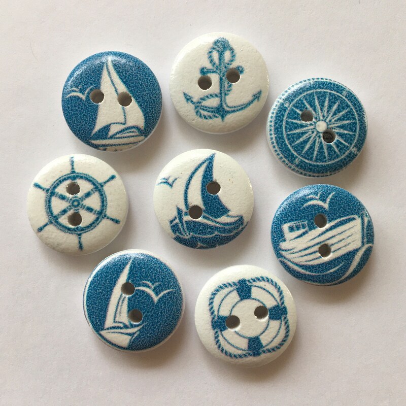 Nautical Buttons - Etsy