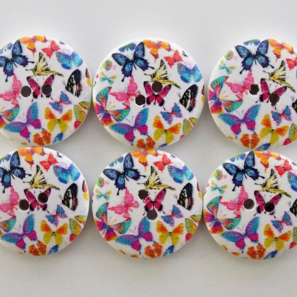 Butterfly Buttons - Etsy