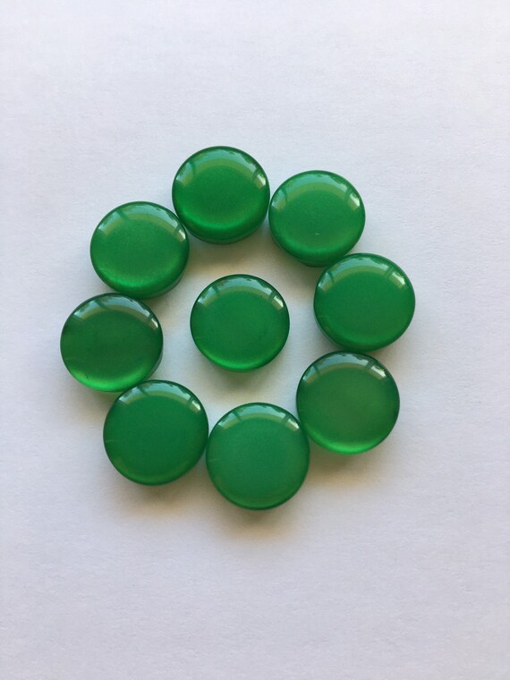 Green Buttons Resin Buttons Shiny Buttons Sewing Supplies | Etsy