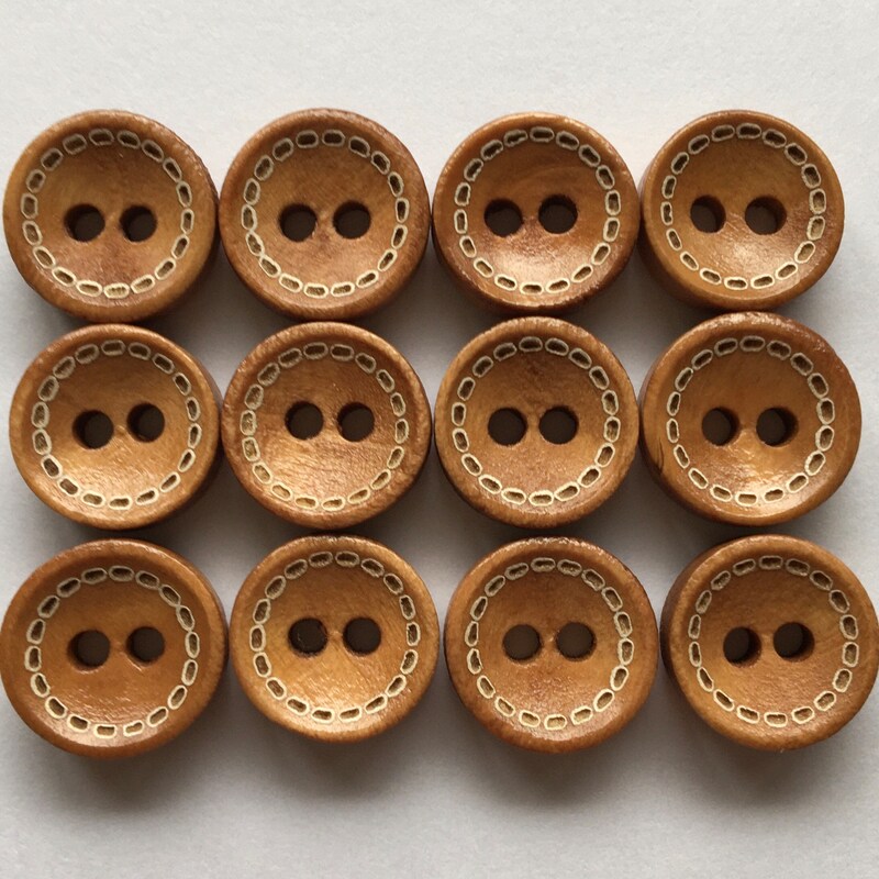 Brown Buttons - Etsy