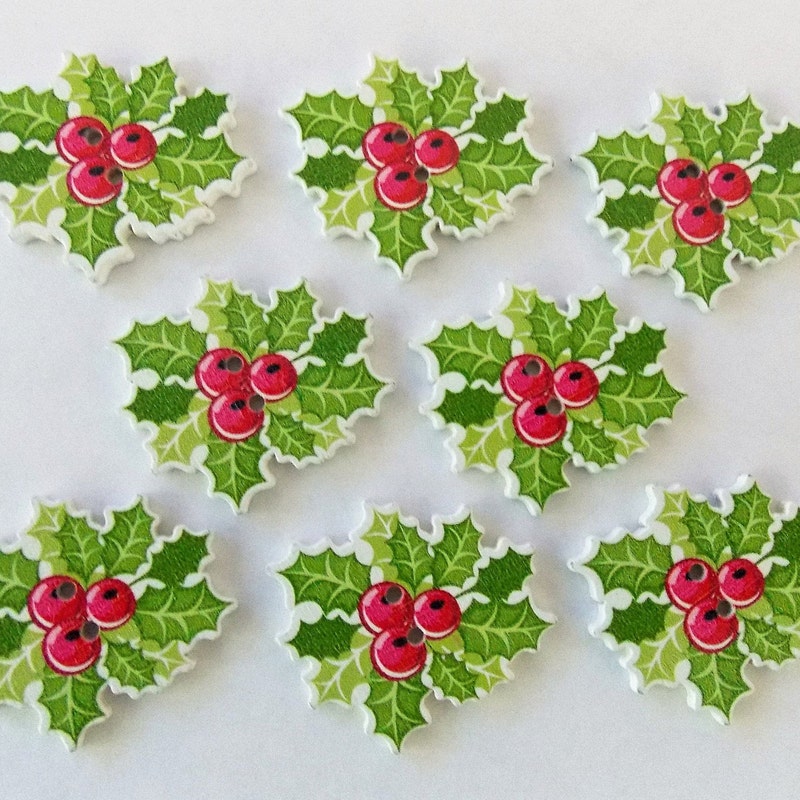 Christmas Buttons - Etsy