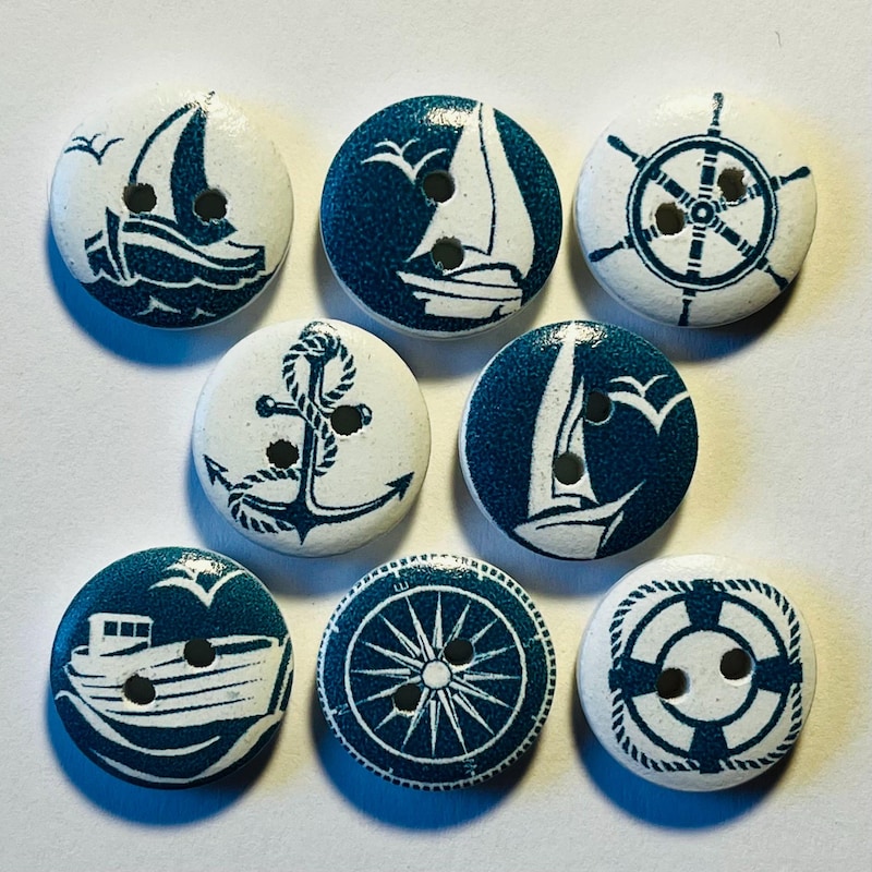 Nautical Buttons - Etsy
