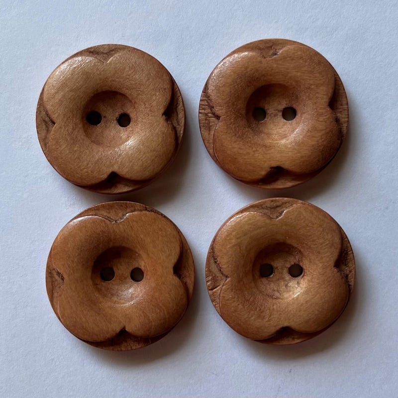 Brown Buttons - Etsy