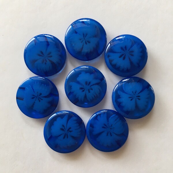Blue Shank Buttons - Etsy