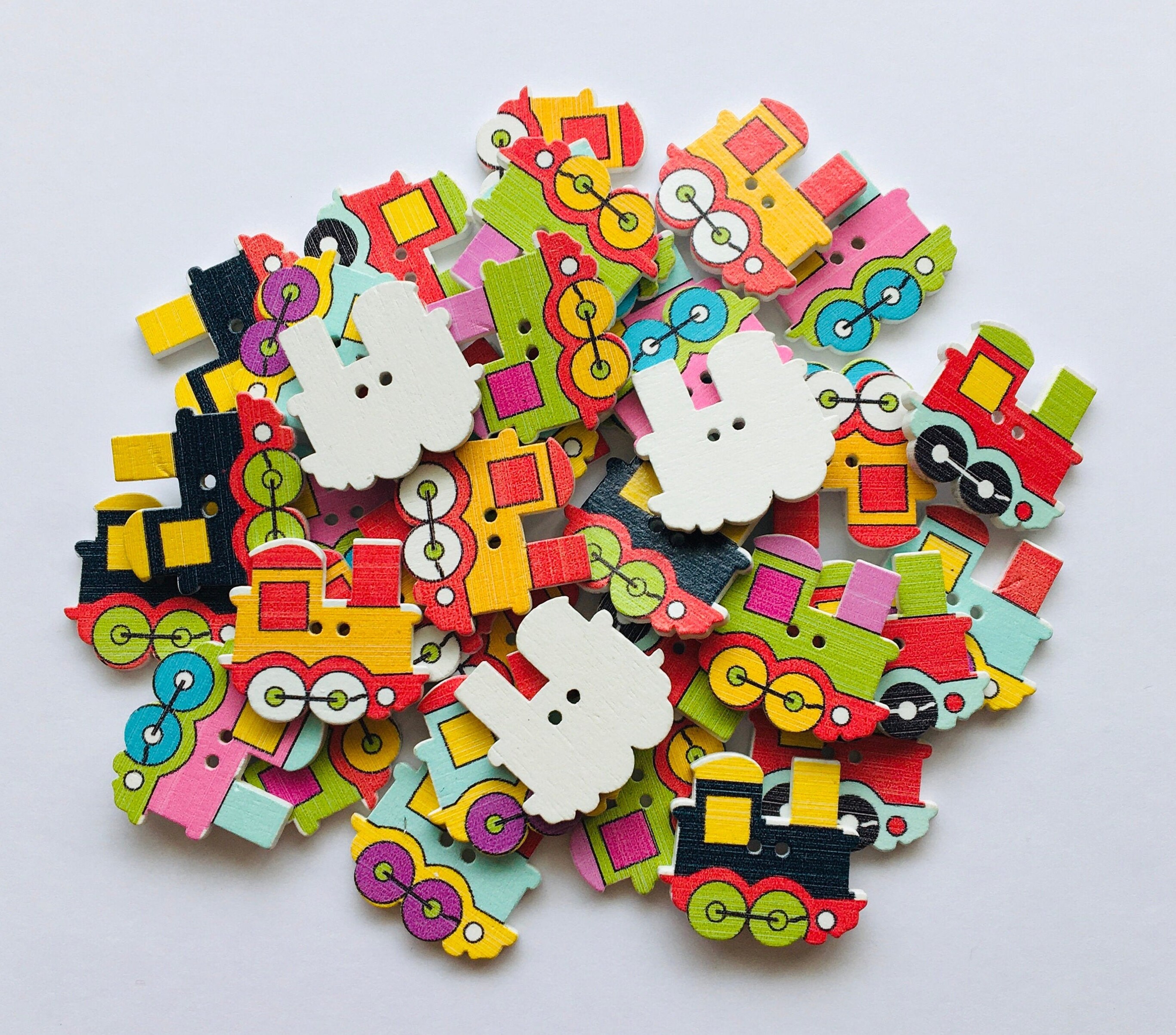 Train Buttons Engine Buttons Locomotive Buttons Sewing | Etsy