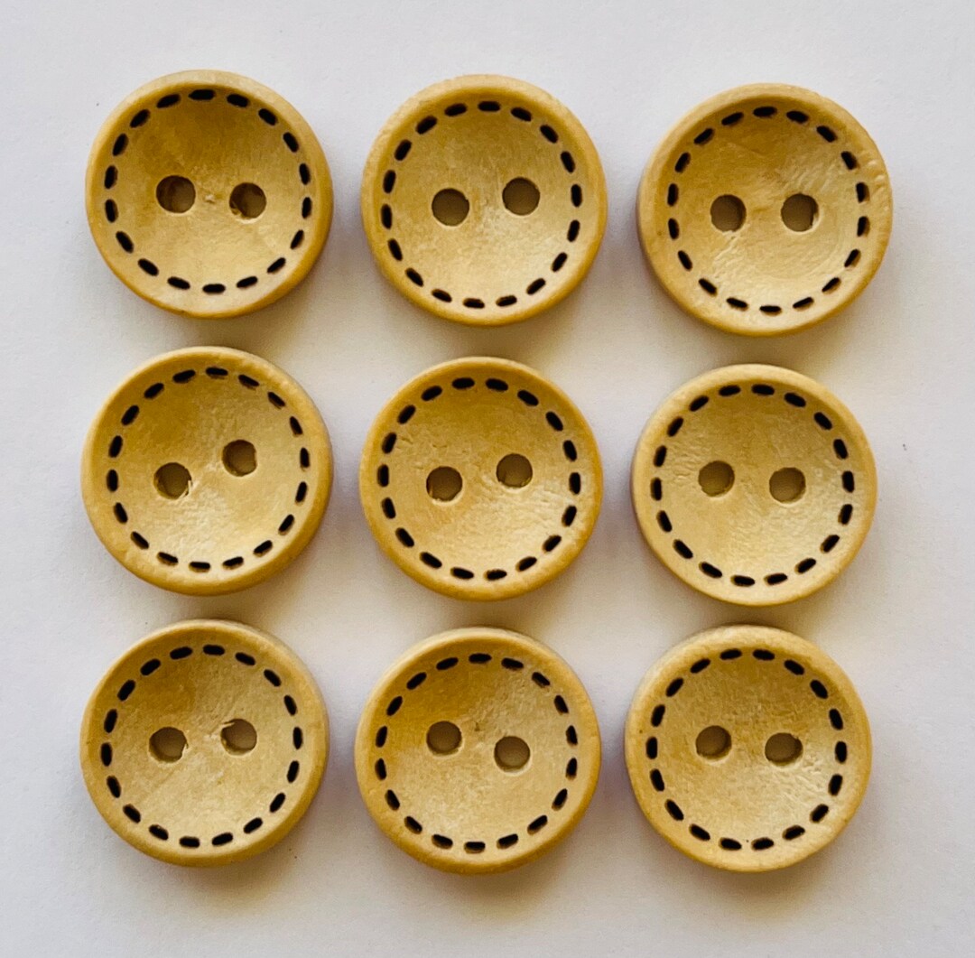 Natural Buttons, Cream Buttons, Sewing Supplies, Scrapbooking ...