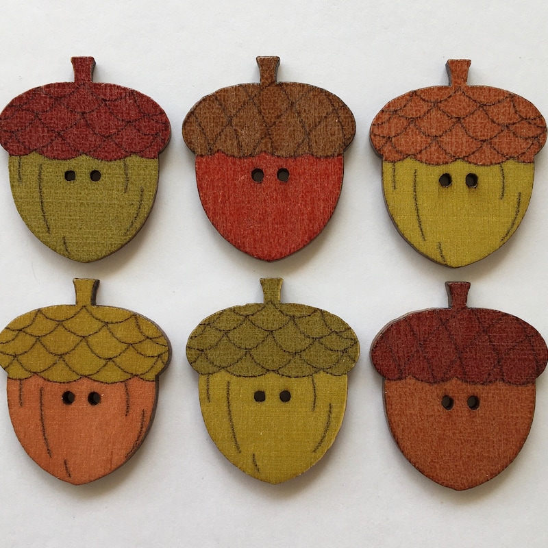 Acorn Button - Etsy