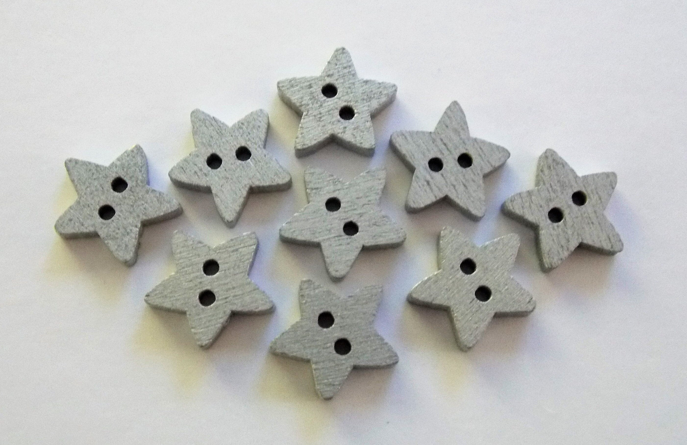 Silver Star Buttons Star Buttons Silver Buttons Christmas | Etsy